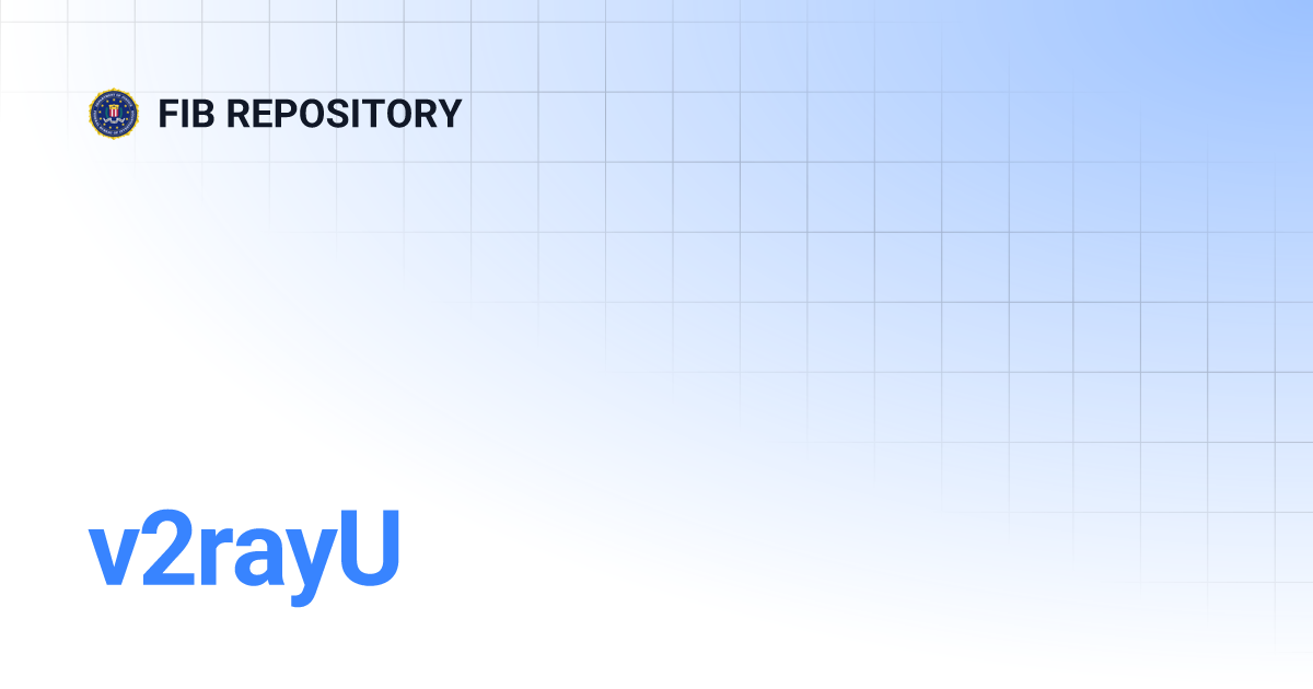 v2rayU | FIB REPOSITORY